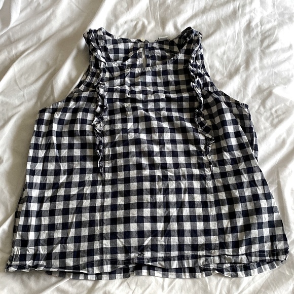 J. Crew | Tops | Checkered Top | Poshmark